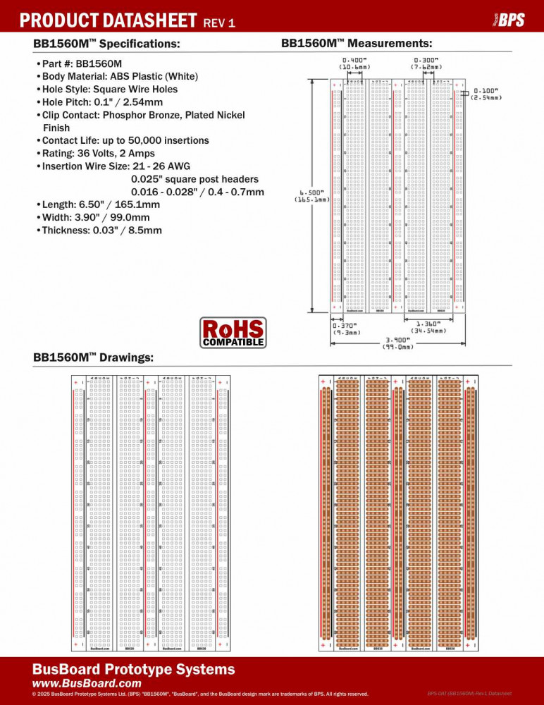 BB1560M technical document image, page 2