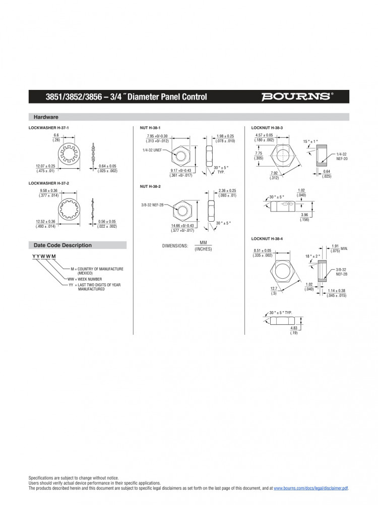 3852 family datasheet page 4