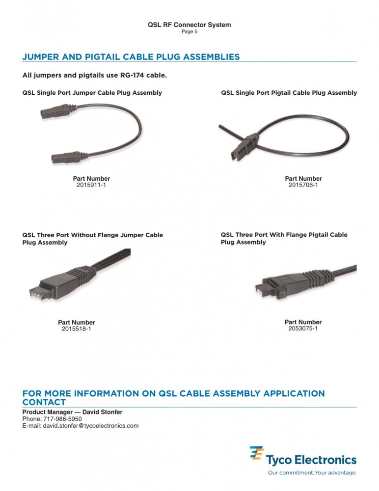 TE Connectivity QSL technical document page 5