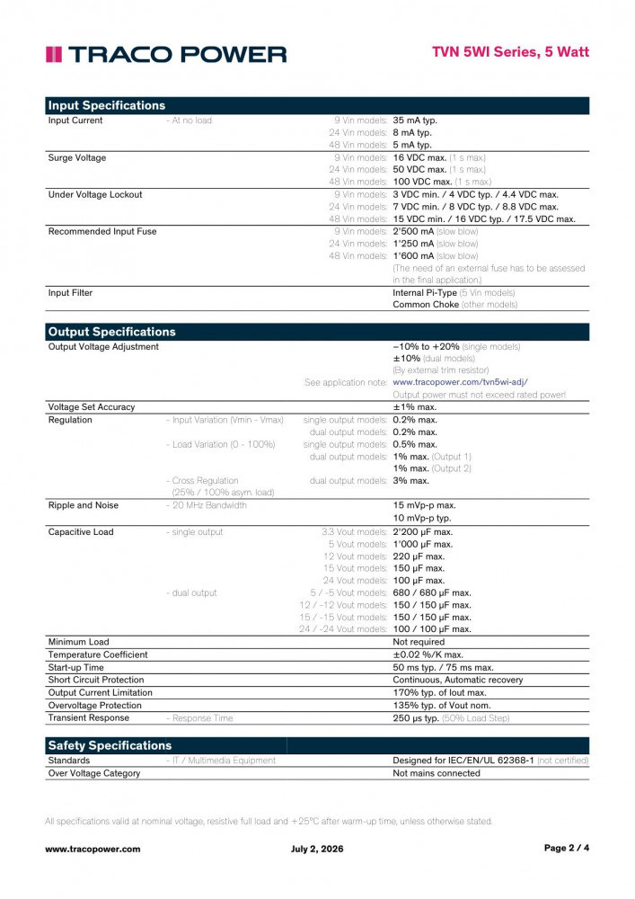 TVN 5WI technical document page 2