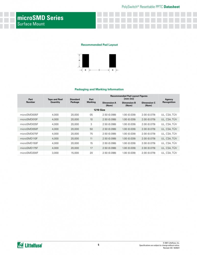 MICROSMD010F-2 datasheet page 5