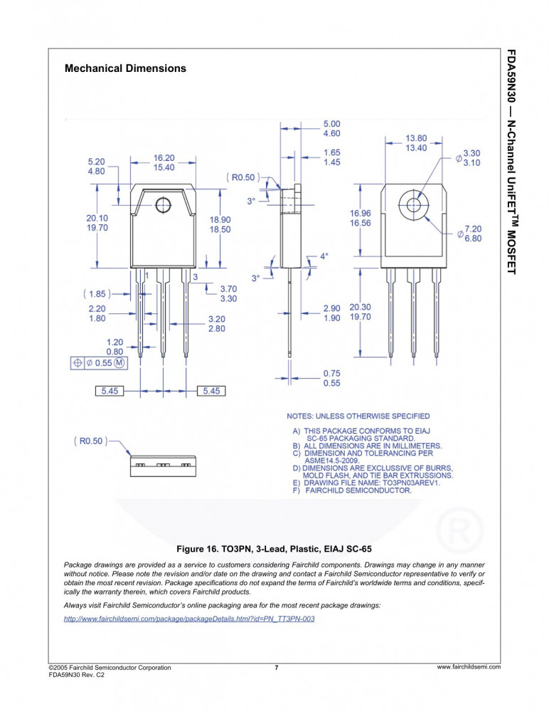 FDA59N30 datasheet page 8