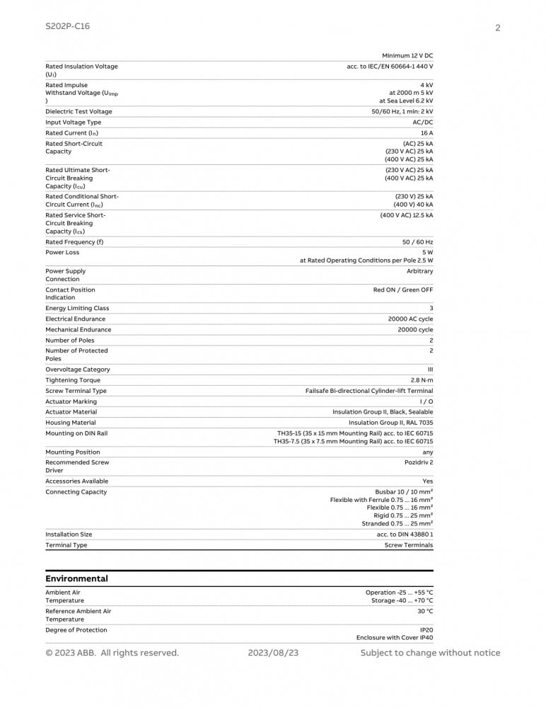 ABB S202P-C16 document page 2