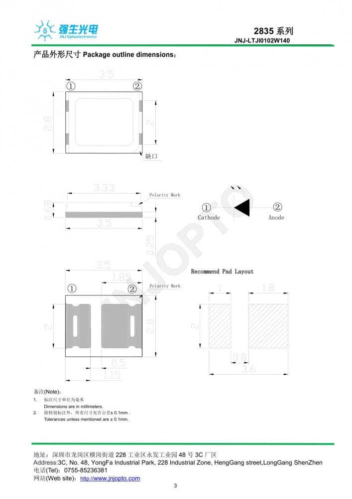 JNJ-LTJI0102W140 datasheet page 3