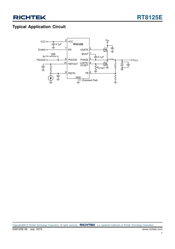 RT8125E datasheet page 7