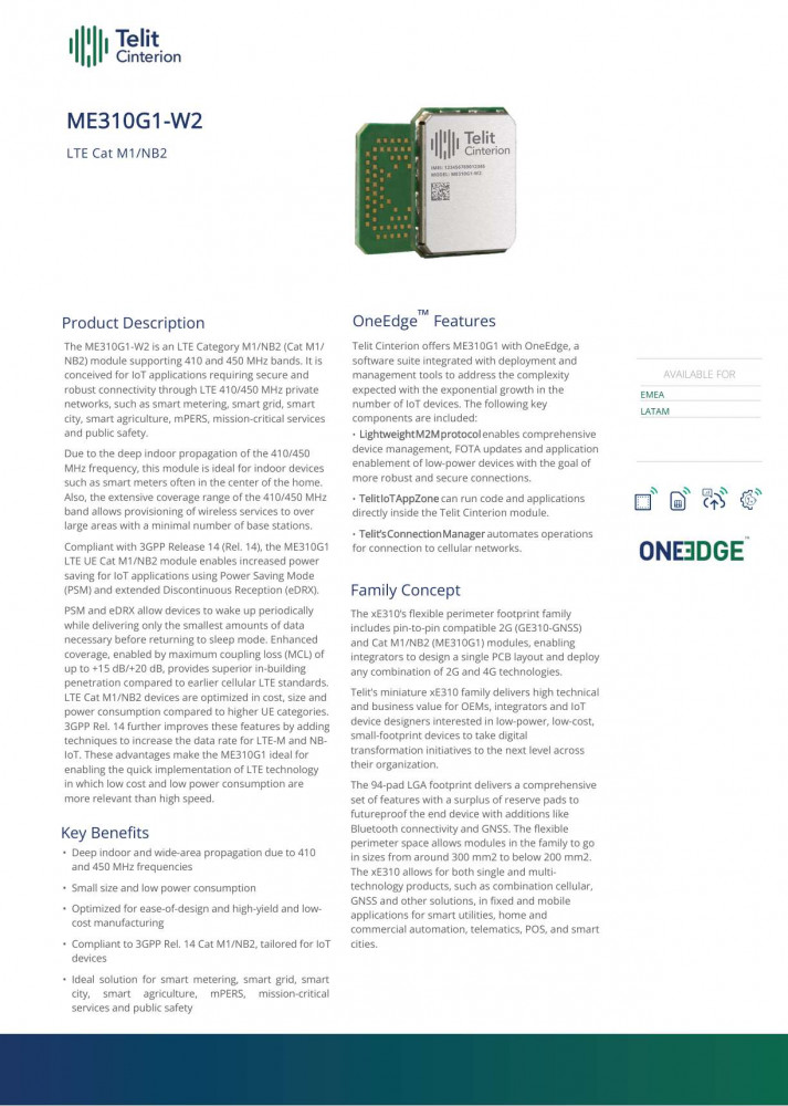 ME310G1-W2 technical document page 1