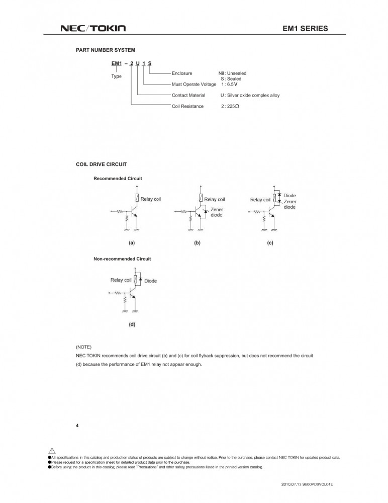 EM1-2U1S technical document page 4