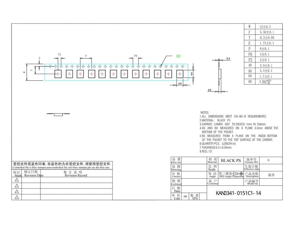 KAN0341-0151C1-14 packaging reference