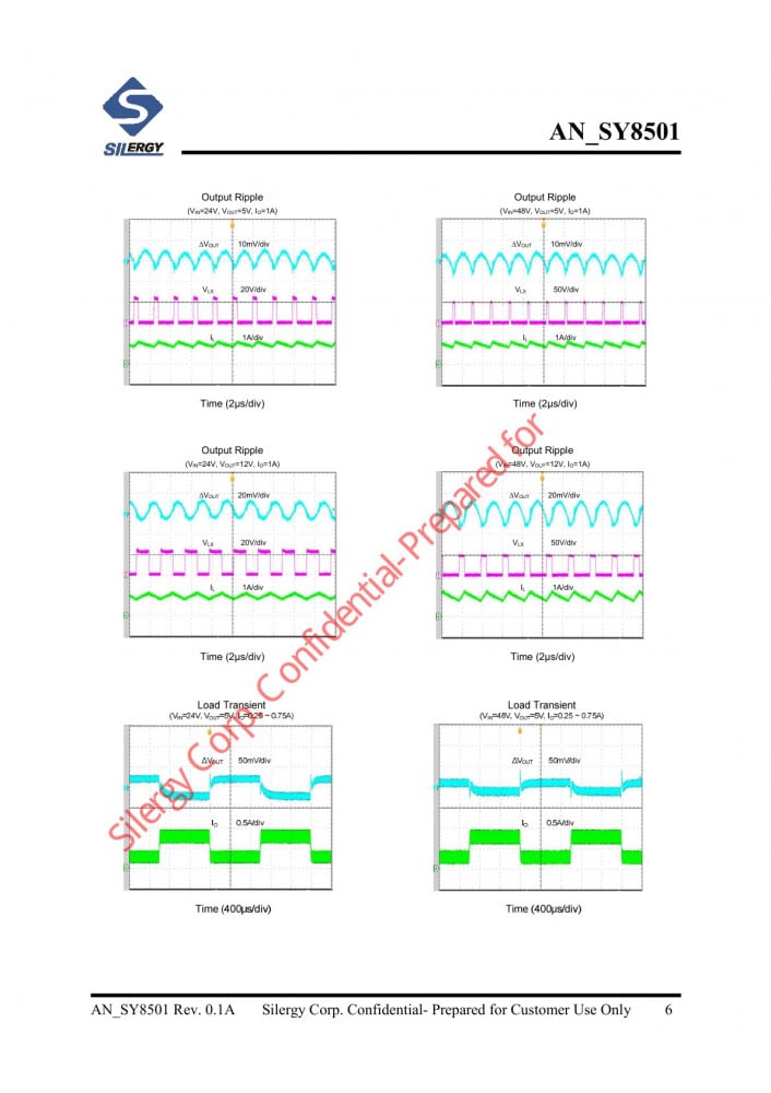 SY8501FCC datasheet page 6