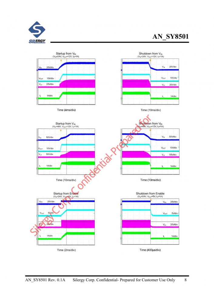SY8501FCC datasheet page 8