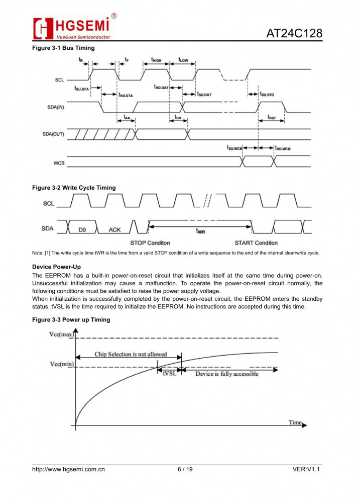 AT24C128 datasheet page 6