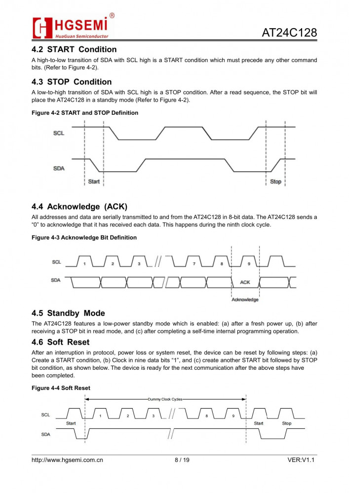 AT24C128 datasheet page 8