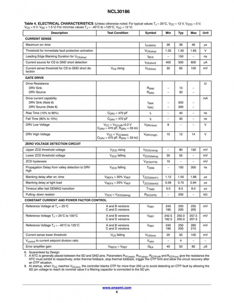 NCL30186 technical document page 6