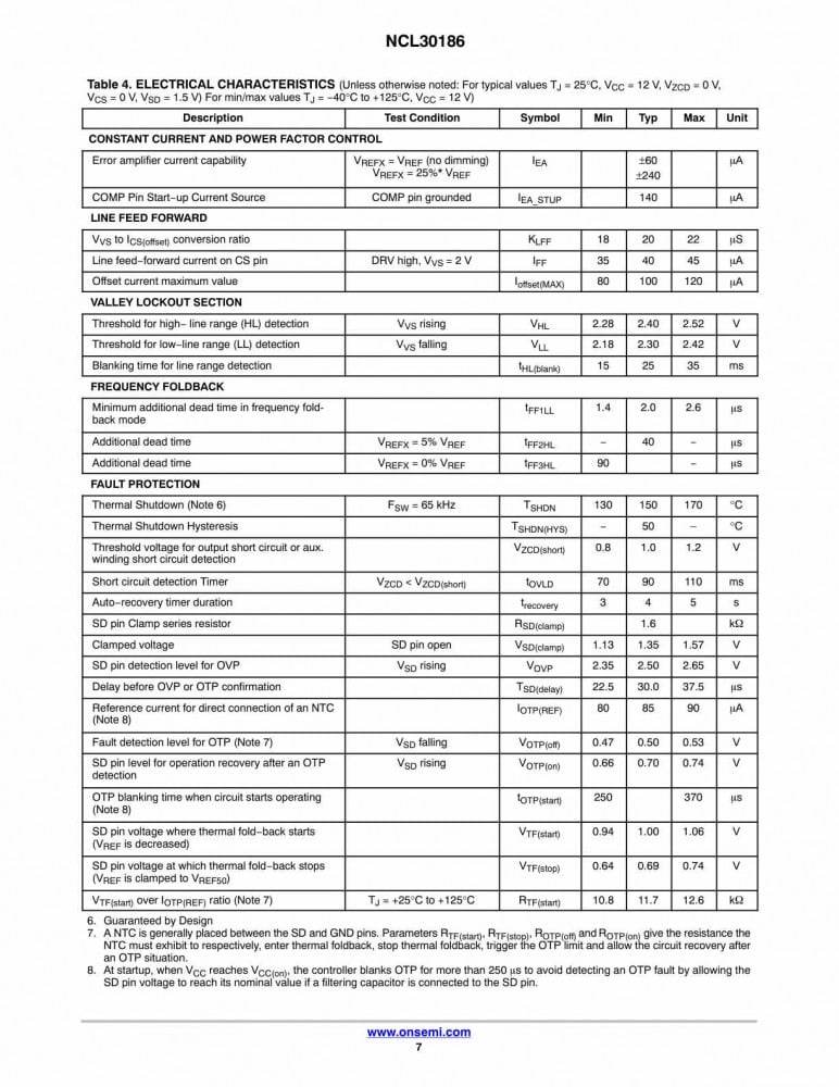 NCL30186 technical document page 7