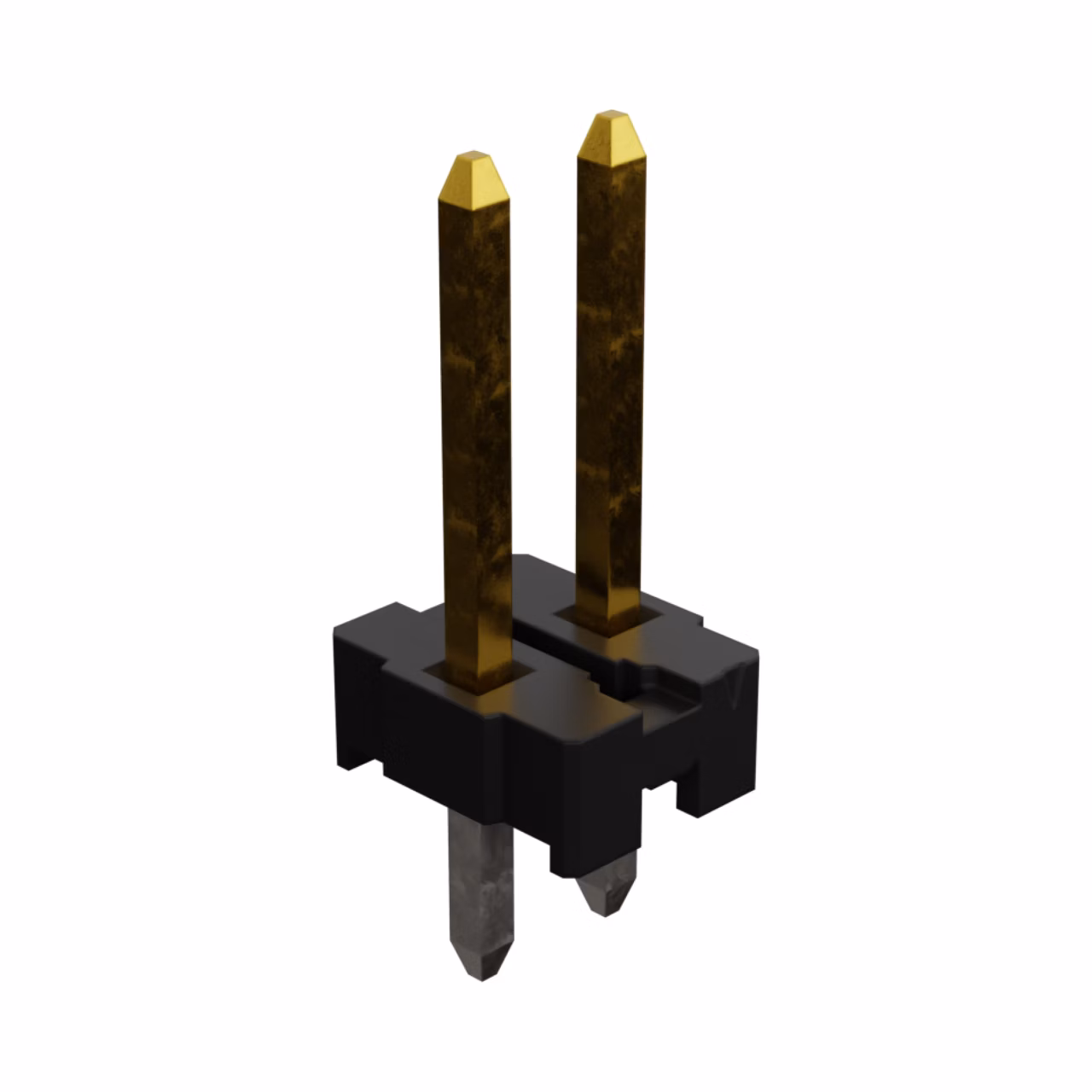 KK 396 Breakaway Header, Vertical, 2 Circuits, 0.38µm Gold (Au) Selective Plating for sale