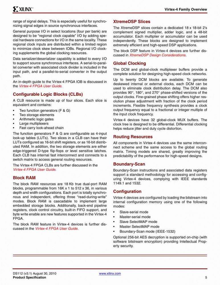 XC4VFX60 Virtex-4 technical document page 5