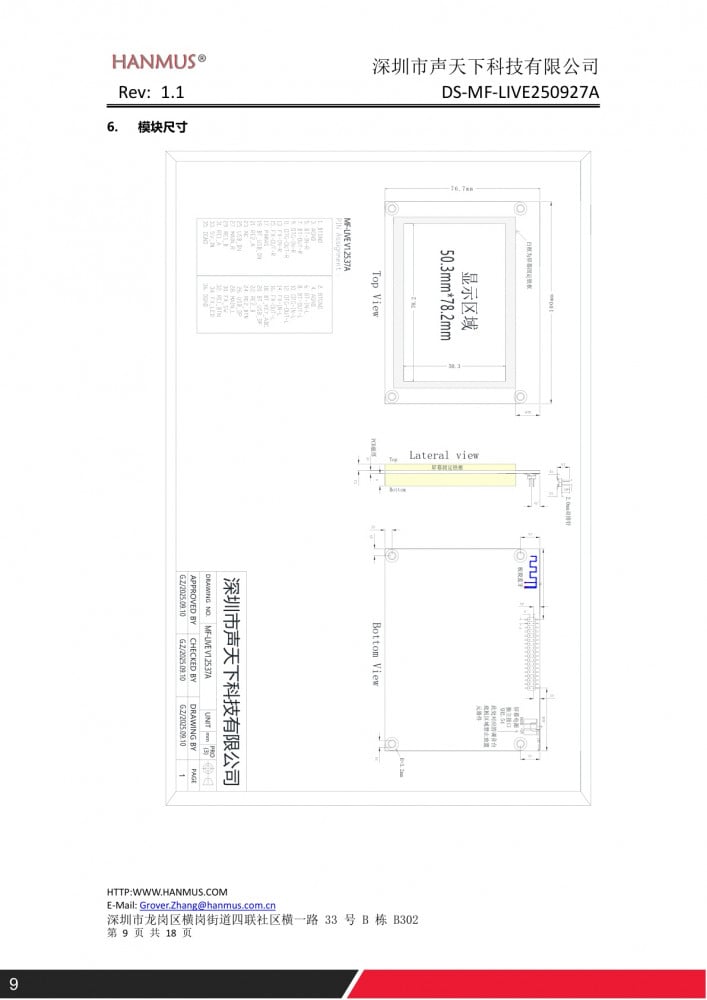MF-LIVE technical document page 9