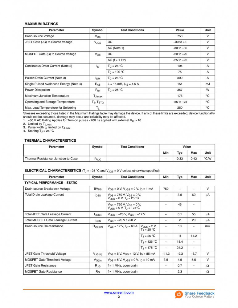UG4SC075011K4S datasheet page 2