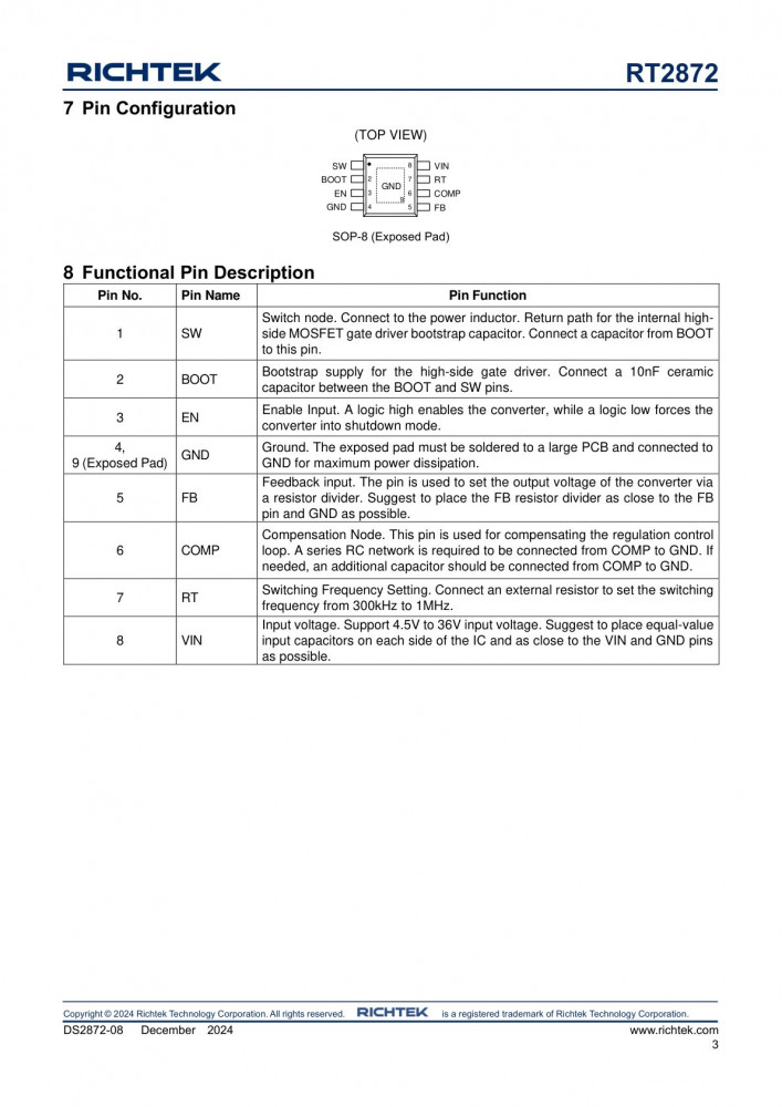 RT2872 datasheet page 3