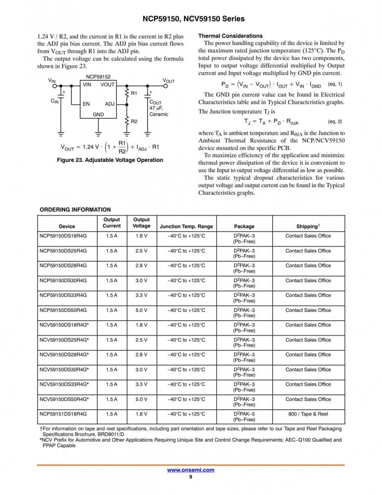 NCP59152DSADGEVB document page 9