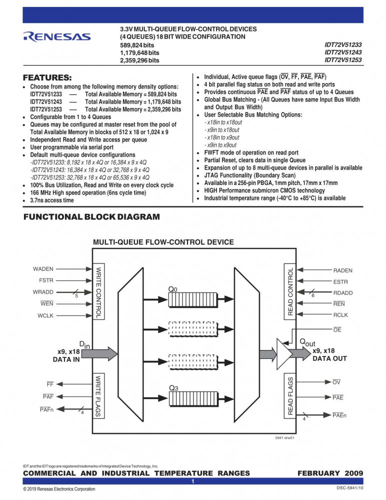 72V51253L7-5BB technical document page 1