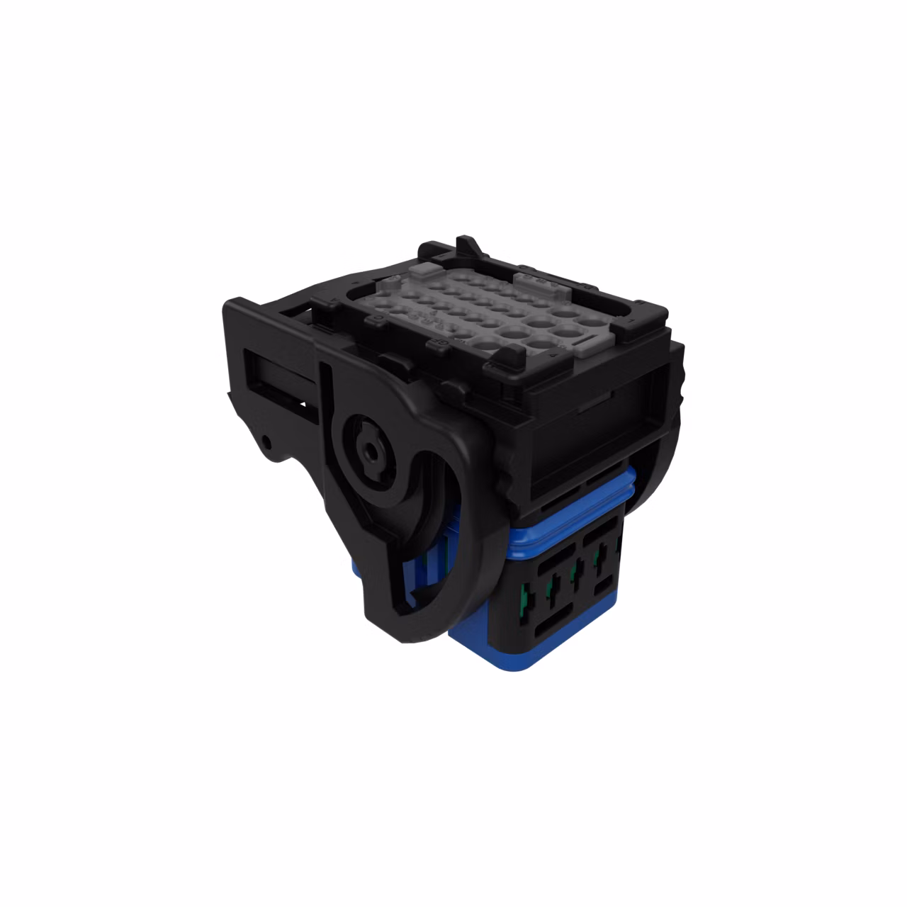 .635mm, 1.50mm, CMC Receptacle, 32 Circuits, Left Wire Output, Blue Coding, Mat Sealed for sale