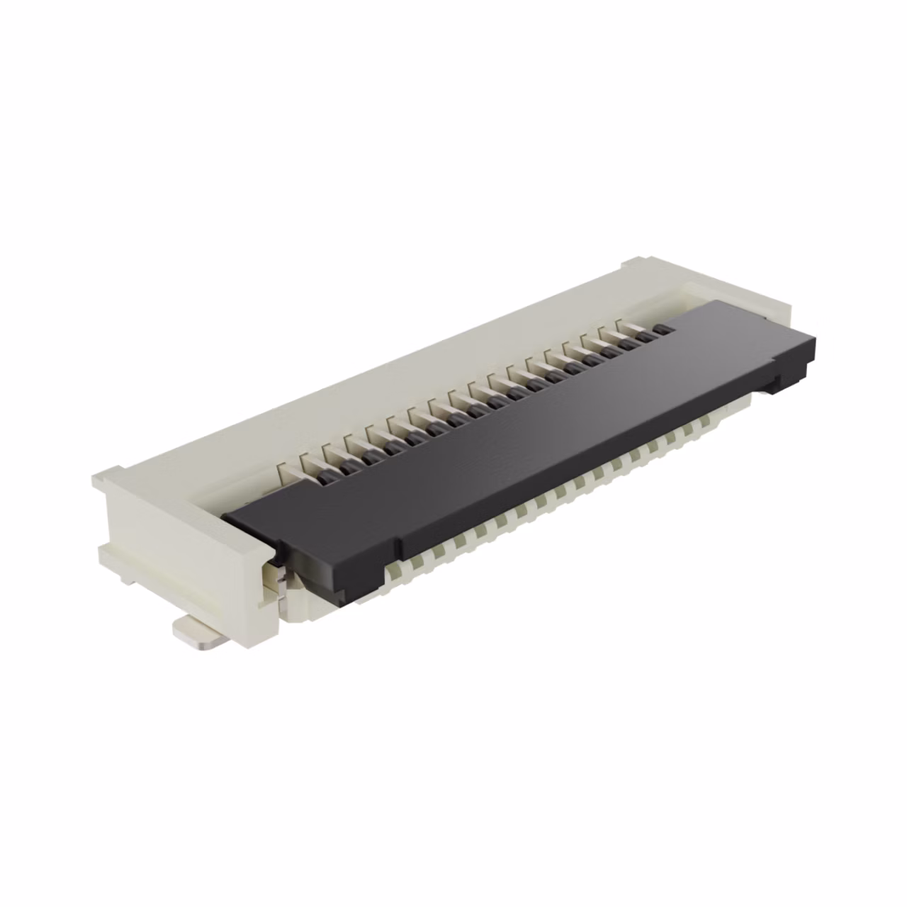 Easy-On FFC/FPC Connector, 0.50mm Pitch, 1.90mm Height, Single Bottom Contact (FS19), Right-Angle, Surface Mount, ZIF, 18 Circuits, Tin-Bismuth Plating for sale