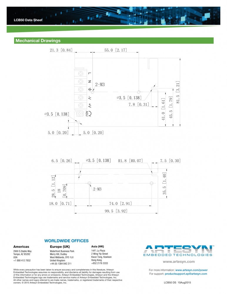 Artesyn LCB50L datasheet page 3
