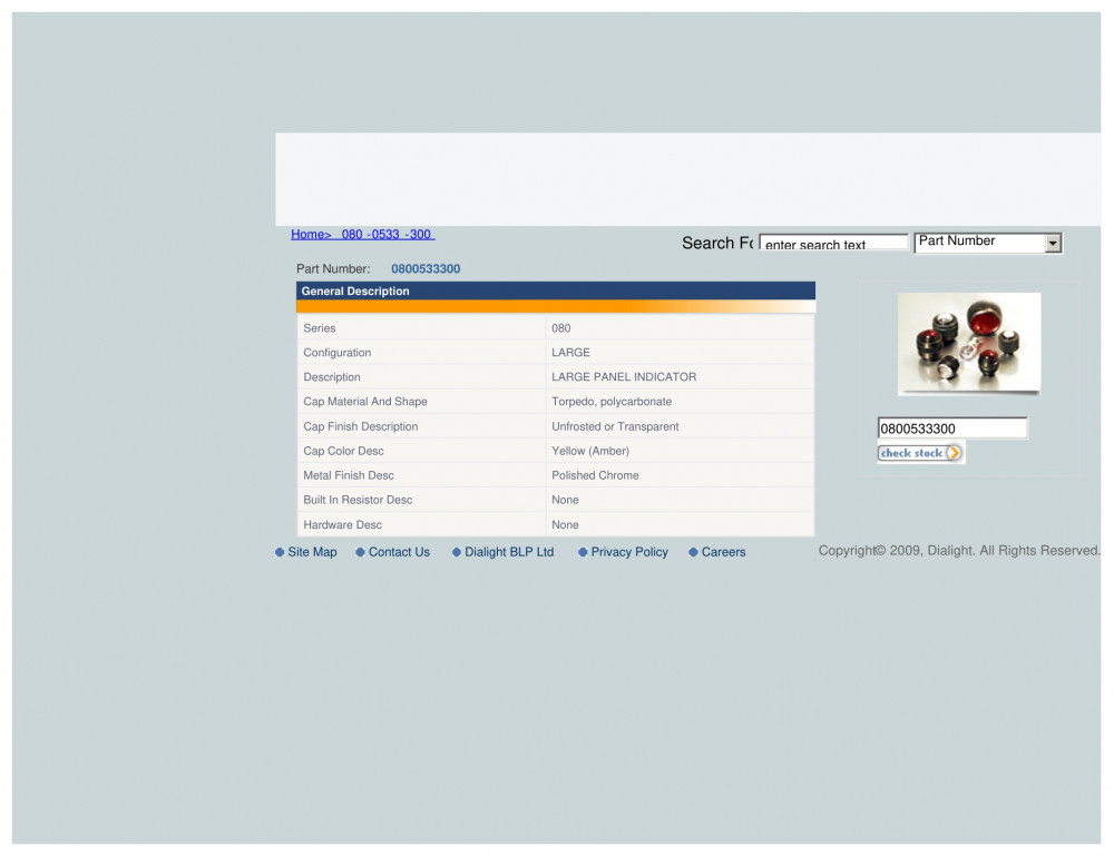Dialight 080-0533-300 product documentation preview