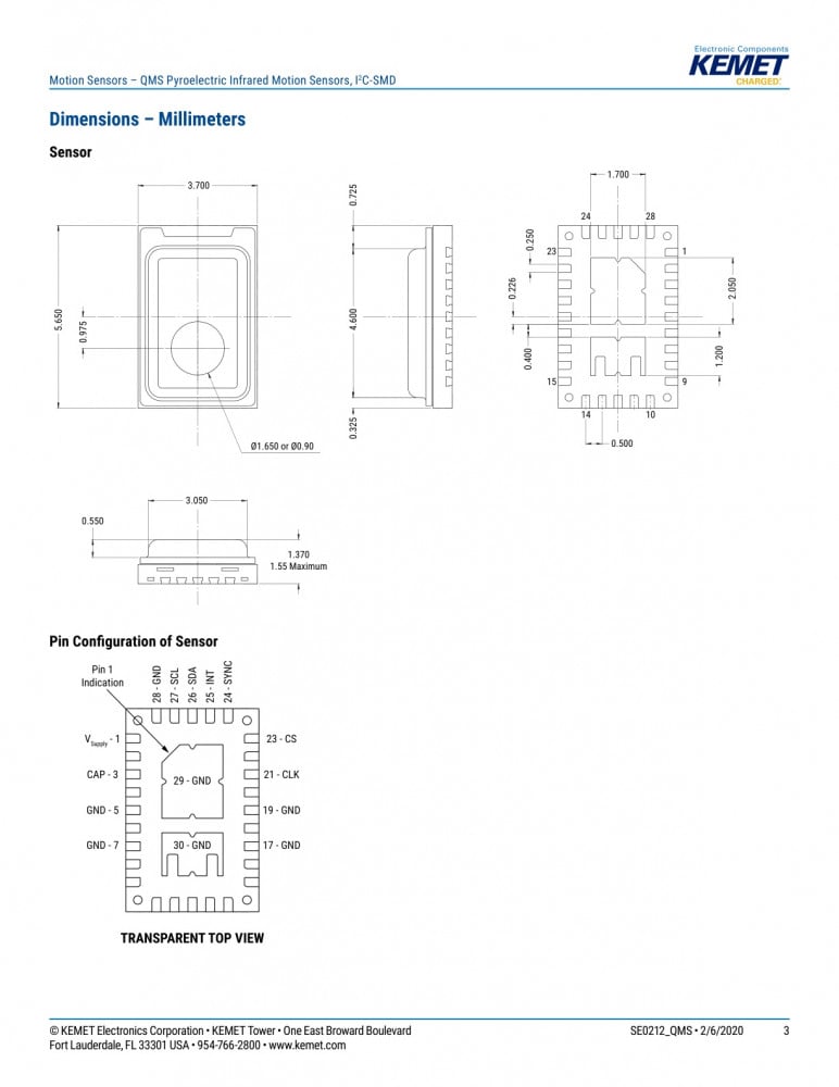 KEMET QMS document page 3