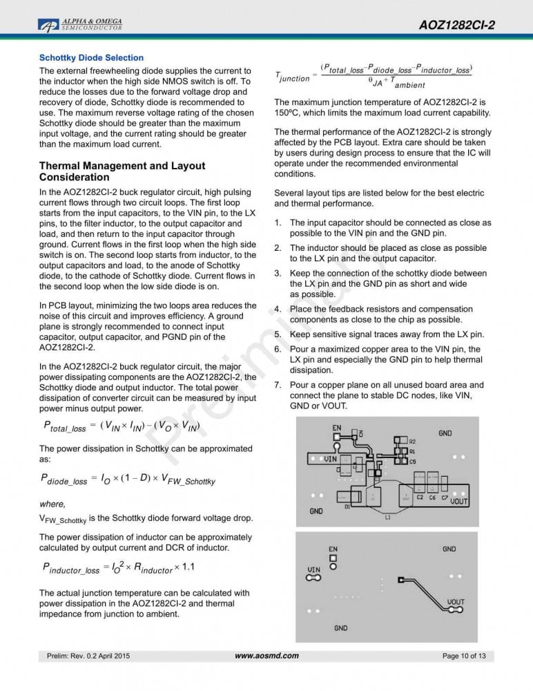 AOZ1282CI-2 datasheet page 10
