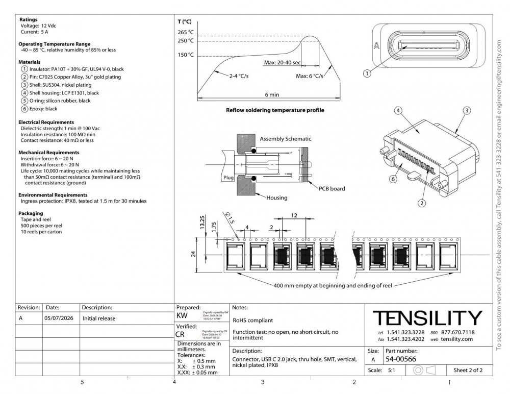 54-00566 product drawing, page 2