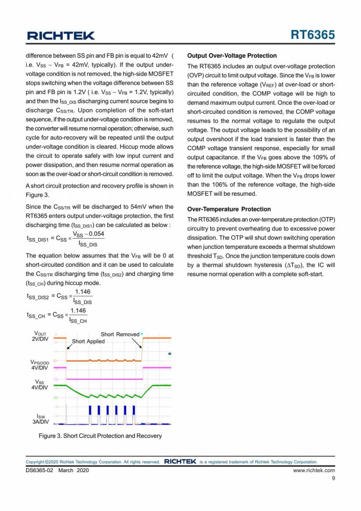 RT6365 datasheet page 9