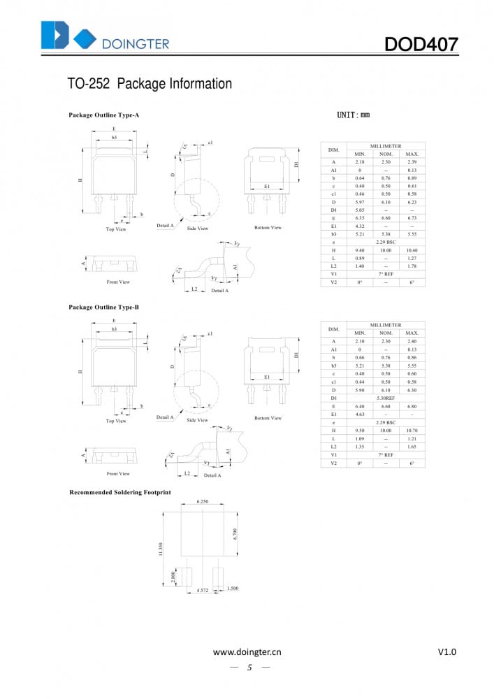 DOD407 datasheet page 5