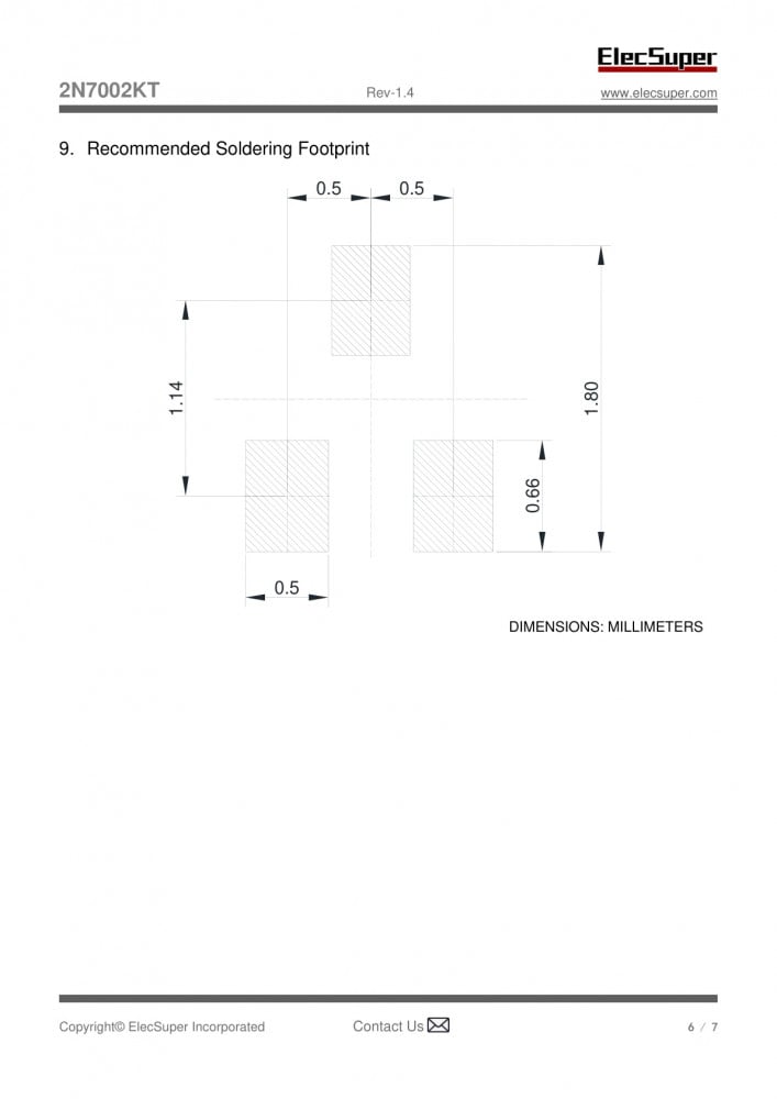 2N7002KT datasheet page 6