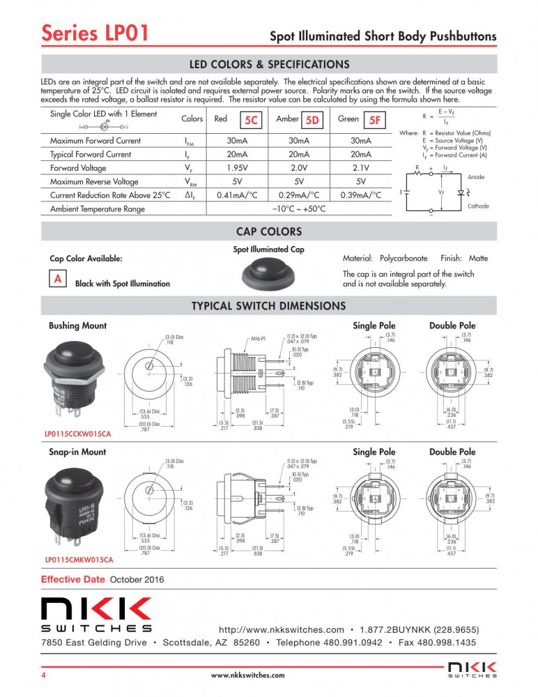 LP01 series datasheet page 4