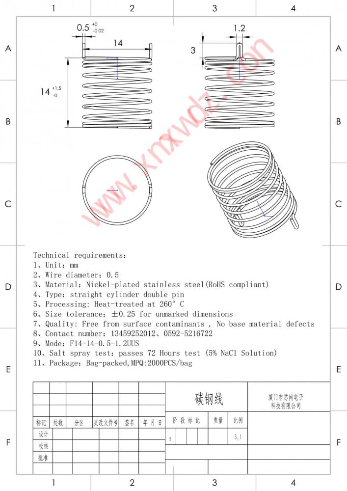 F14-14-0.5-1.2UUS technical drawing preview