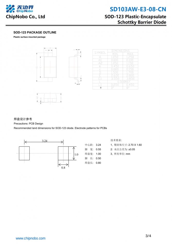 SD103AW-E3-08-CN datasheet page 3