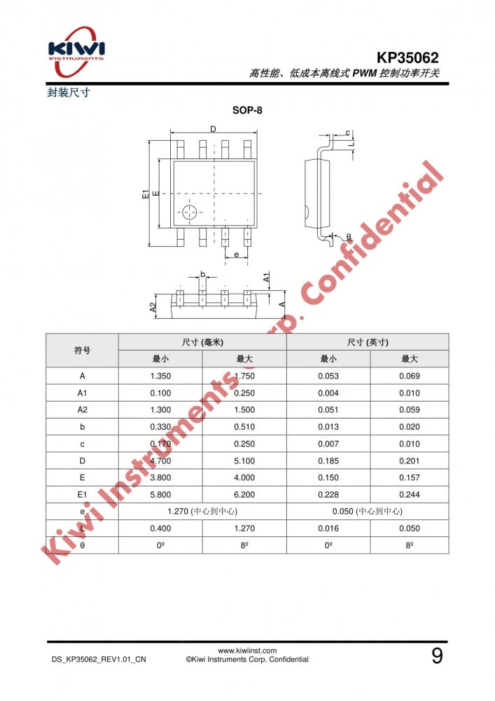 KP35062SGA datasheet page 9