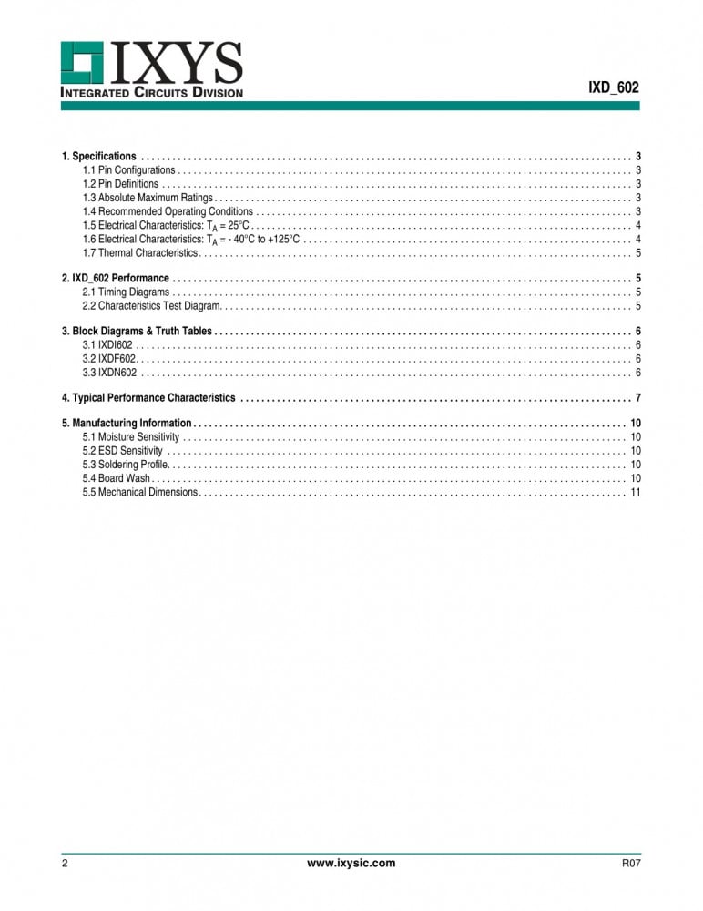 IXDI602SIATR datasheet page 2