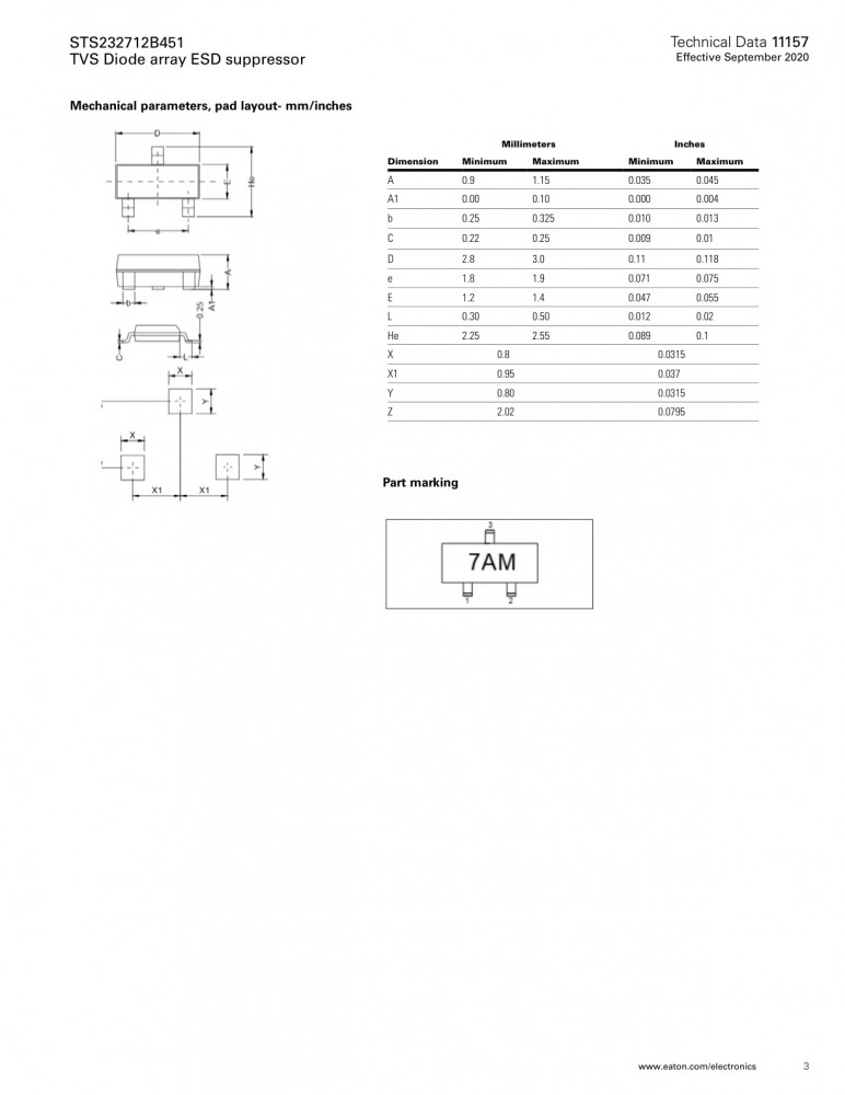 STS232712B451 technical document page 3