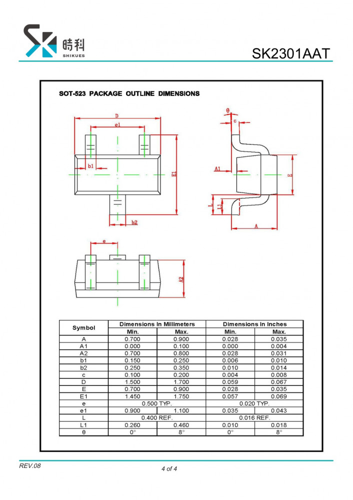SK2301AAT datasheet page 4
