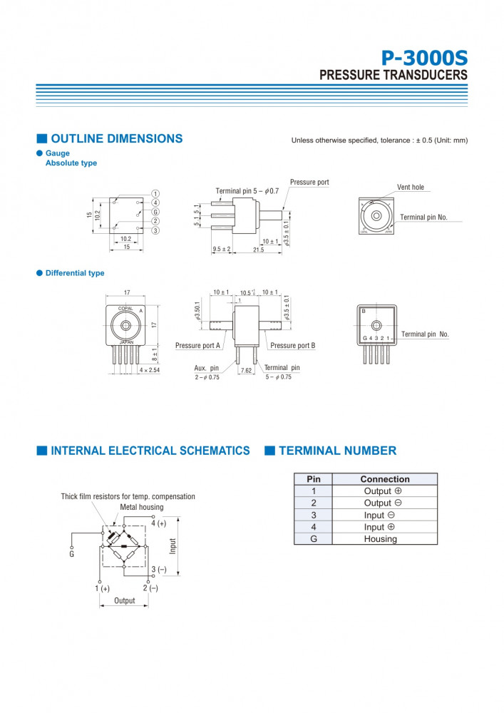 P-3000S technical document page 3