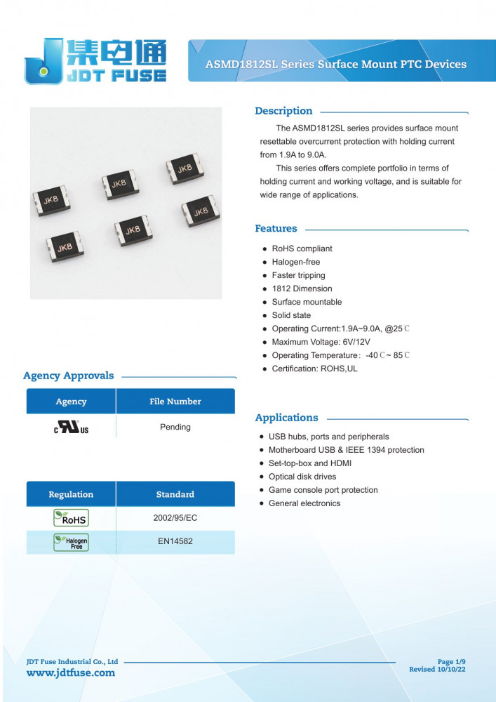 ASMD1812SL datasheet page 2