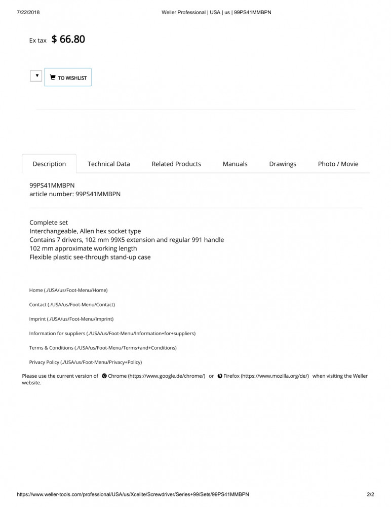 99PS41MMBPN product document image, page 2