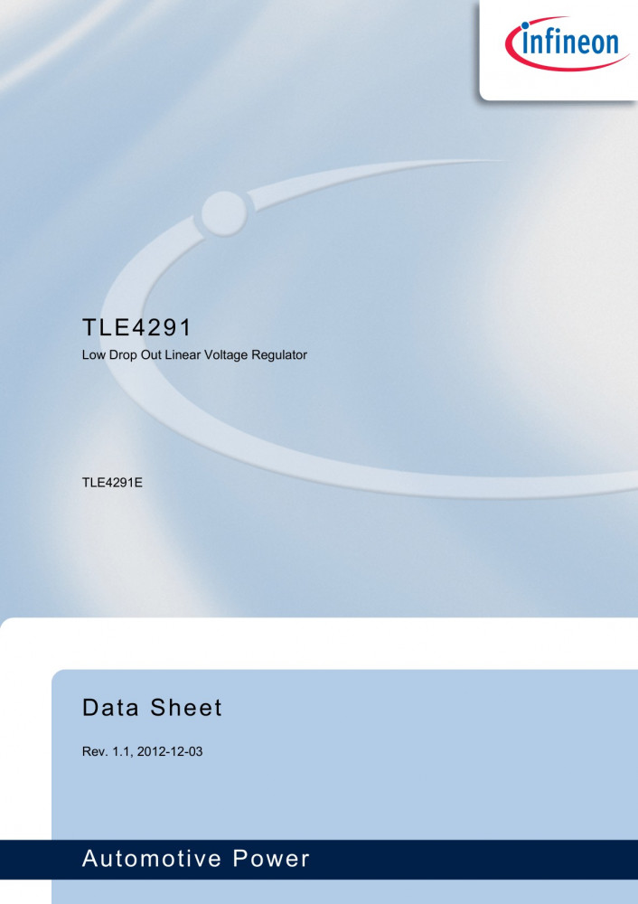 TLE4291E datasheet page 1