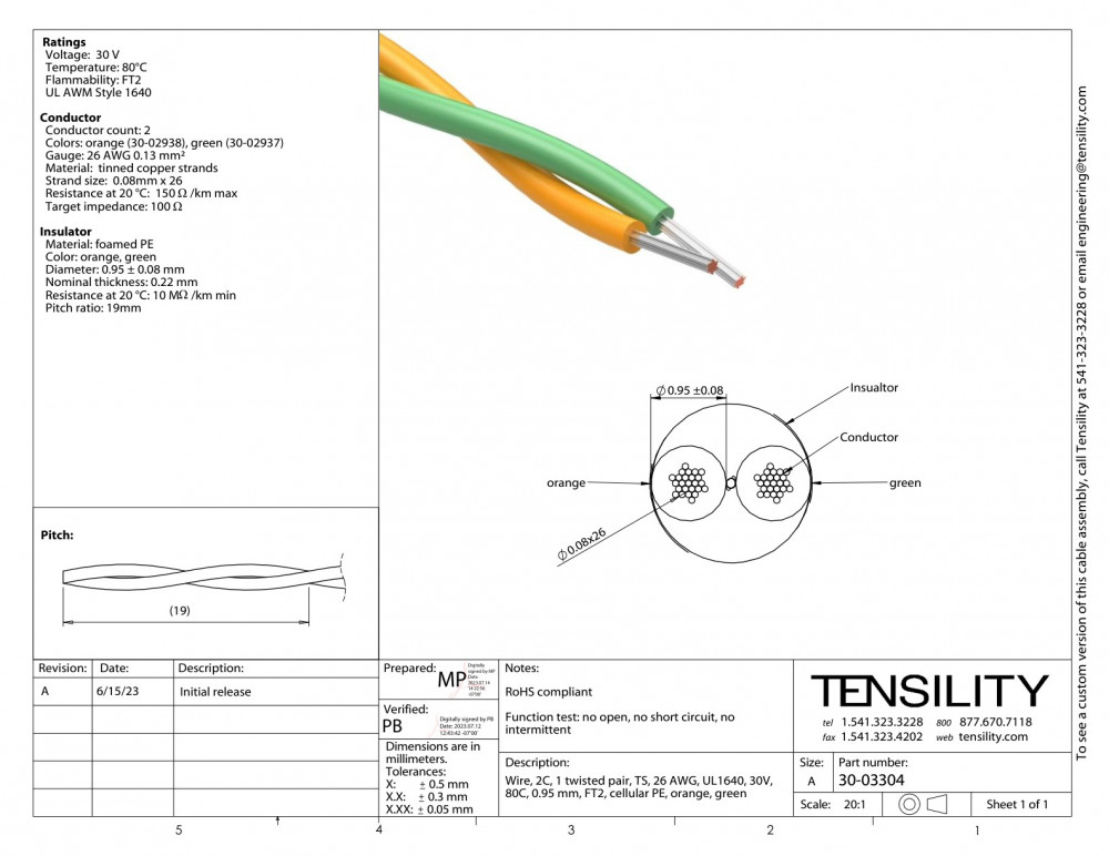 30-03304 product specification document preview