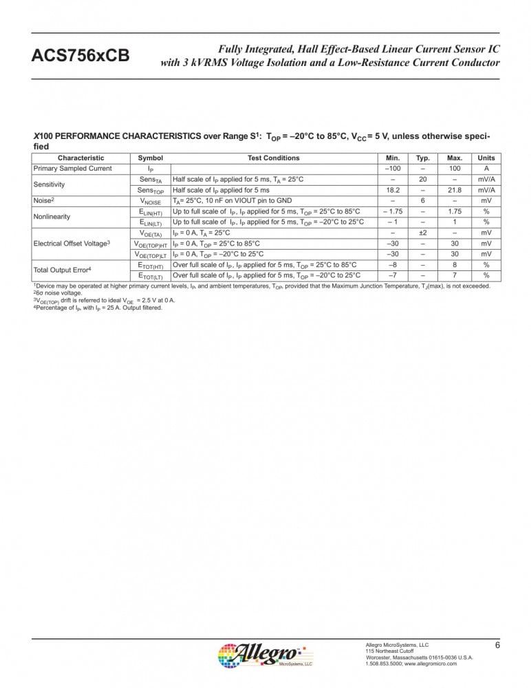 ACS756 datasheet page 7