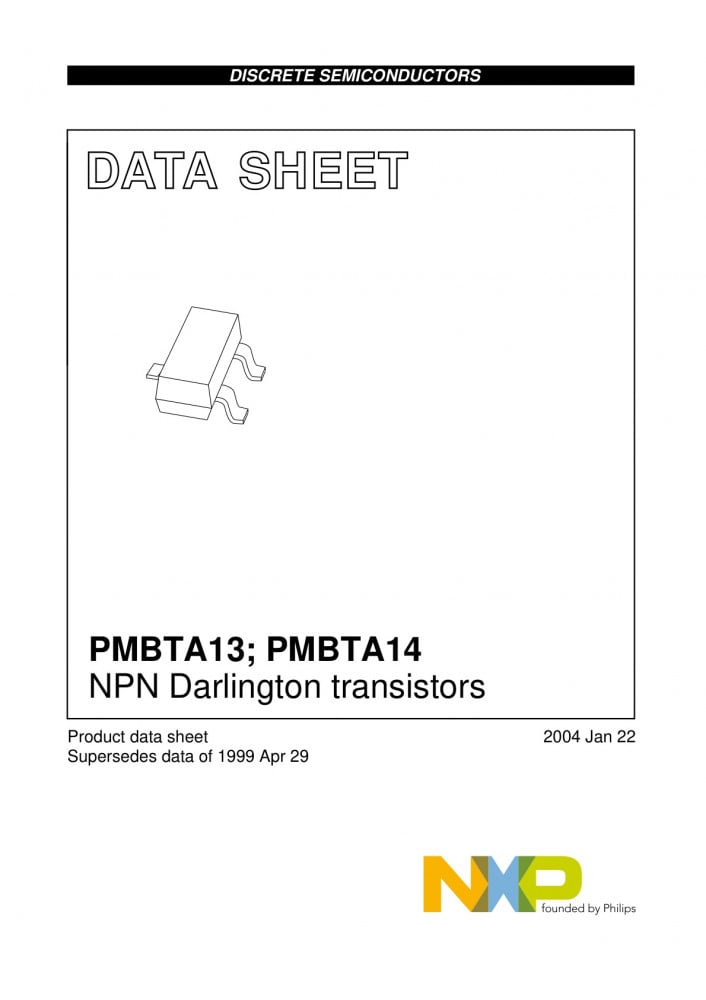 PMBTA13 datasheet page 2