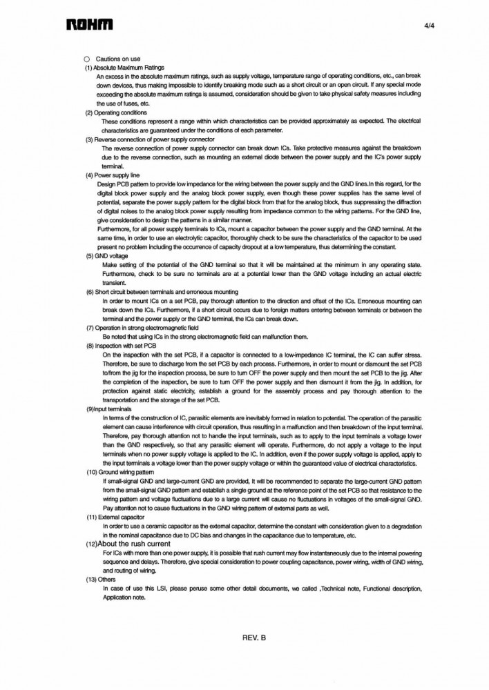 BD8820MUV-E2 technical document page 4